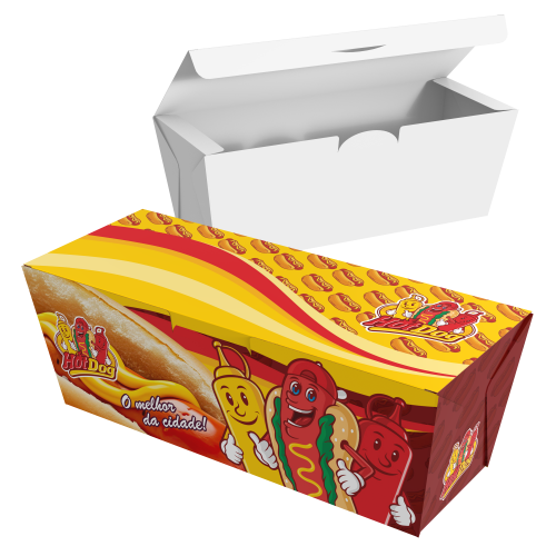 Embalagem Hot Dog 18x6x7cm Supremo 300g | Fábrica da Embalagem